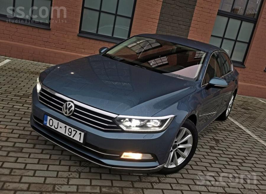 Grey Volkswagen Passat B8 2015 in Riga, with an engine capacity of 2.00 L and mileage of 0 thousand km for 8800 €, photo 1 on AUTOMOTO.COM.LV