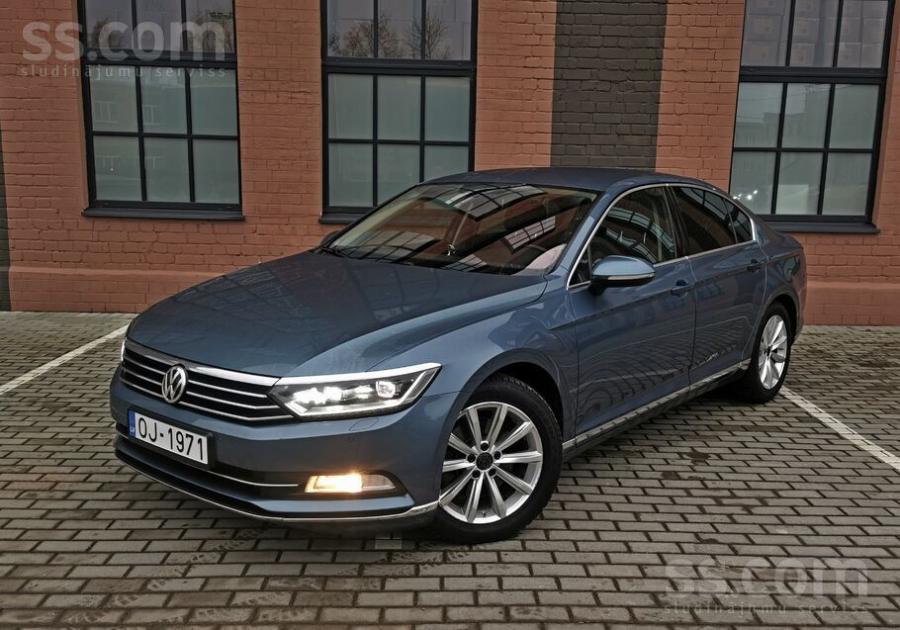 Grey Volkswagen Passat B8 2015 in Riga, with an engine capacity of 2.00 L and mileage of 0 thousand km for 8800 €, photo 3 on AUTOMOTO.COM.LV