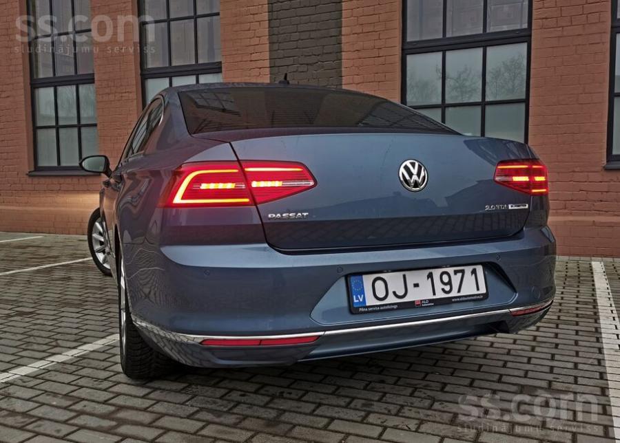 Grey Volkswagen Passat B8 2015 in Riga, with an engine capacity of 2.00 L and mileage of 0 thousand km for 8800 €, photo 11 on AUTOMOTO.COM.LV