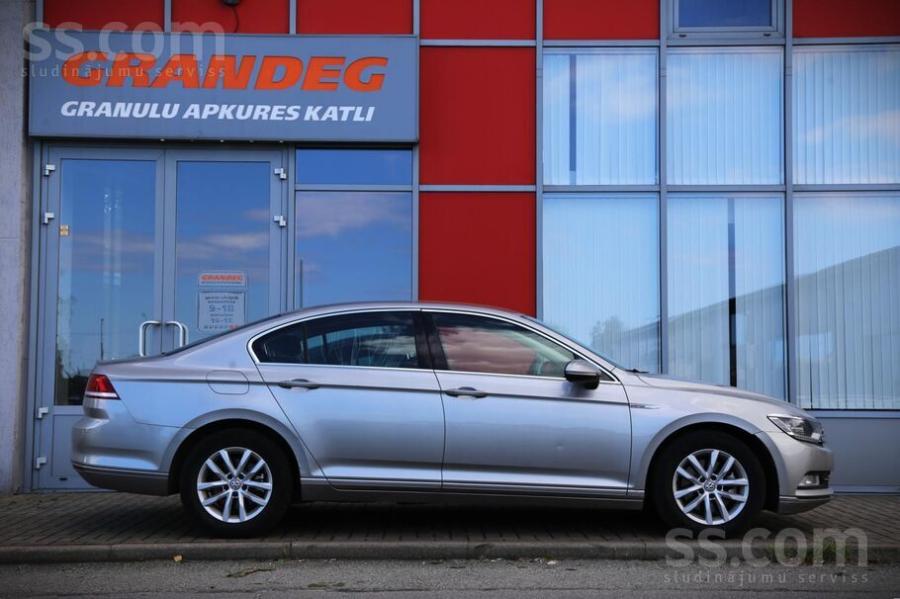 Pelēks Volkswagen Passat B8 2015 Rīga, ar dzinēja tilpumu 2.00 L un nobraukumu 285 tūkst. km par 8995 €, foto 4 vietnē AUTOMOTO.COM.LV