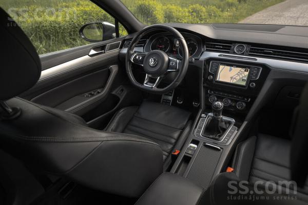 Grey Volkswagen Passat B8 2016 in Riga, with an engine capacity of 2.00 L and mileage of 174 thousand km for 13990 €, photo 7 on AUTOMOTO.COM.LV
