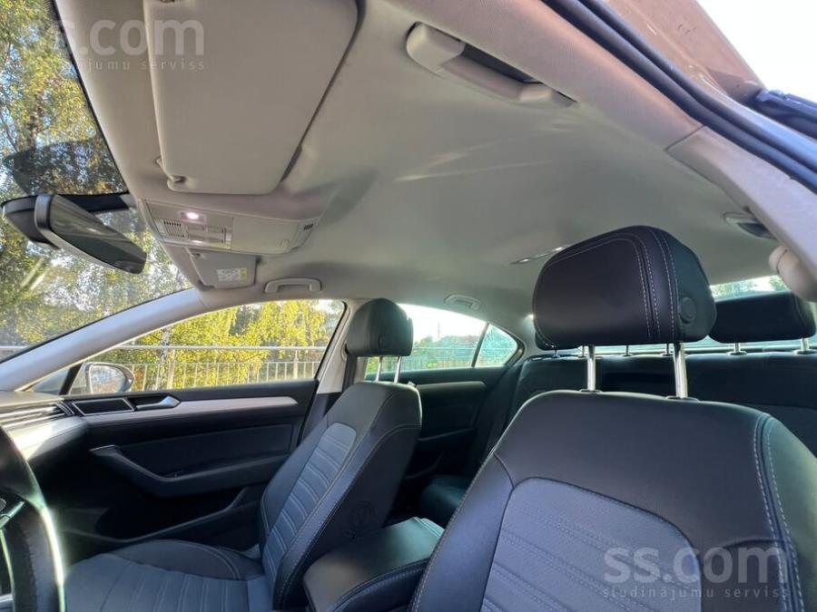 Grey Volkswagen Passat B8 2017 in Riga, with an engine capacity of 2.00 L and mileage of 179 thousand km for 9700 €, photo 16 on AUTOMOTO.COM.LV