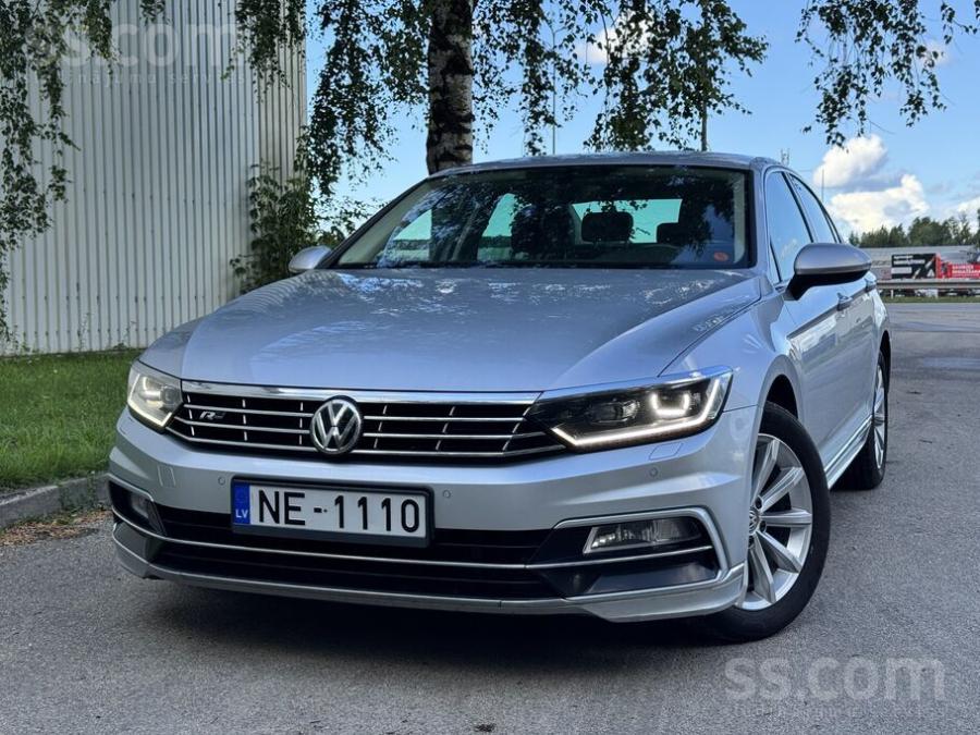 Grey Volkswagen Passat B8 2018 in Riga, with an engine capacity of 2.00 L and mileage of 244 thousand km for 11500 €, photo 4 on AUTOMOTO.COM.LV