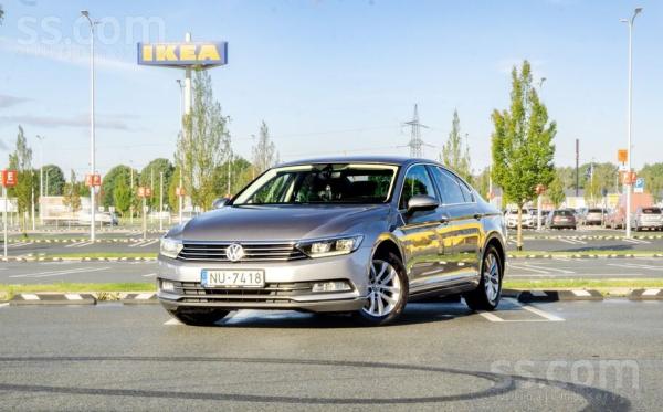 Pelēks Volkswagen Passat B8 2018 Rīga, ar dzinēja tilpumu 1.40 L un nobraukumu 191 tūkst. km par 11390 €, foto  vietnē AUTOMOTO.COM.LV