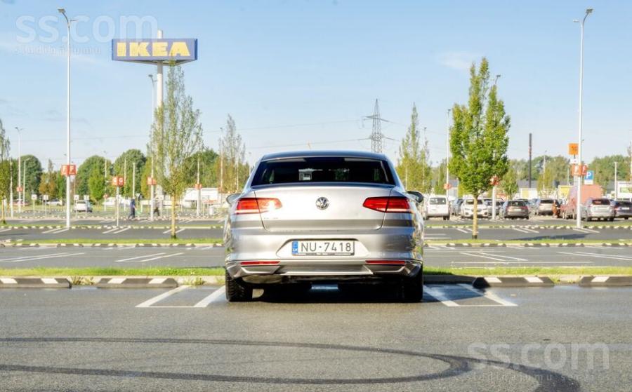 Pelēks Volkswagen Passat B8 2018 Rīga, ar dzinēja tilpumu 1.40 L un nobraukumu 191 tūkst. km par 11390 €, foto 8 vietnē AUTOMOTO.COM.LV