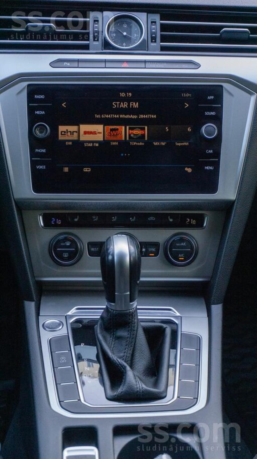 Pelēks Volkswagen Passat B8 2018 Rīga, ar dzinēja tilpumu 1.40 L un nobraukumu 191 tūkst. km par 11390 €, foto 14 vietnē AUTOMOTO.COM.LV