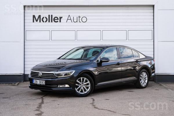 Grey Volkswagen Passat B8 2019 in Riga, with an engine capacity of 2.00 L and mileage of 111 thousand km for 16900 €, photo 1 on AUTOMOTO.COM.LV