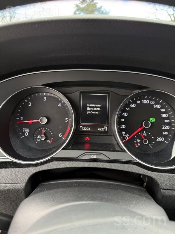 Grey Volkswagen Passat B8 2019 in Riga, with an engine capacity of 2.00 L and mileage of 112 thousand km for 16500 €, photo 7 on AUTOMOTO.COM.LV
