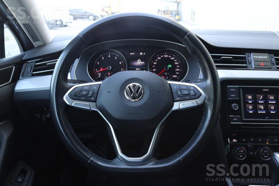 Pelēks Volkswagen Passat B8 2020 Rīga, ar dzinēja tilpumu 1.50 L un nobraukumu 92 tūkst. km par 15500 €, foto 11 vietnē AUTOMOTO.COM.LV