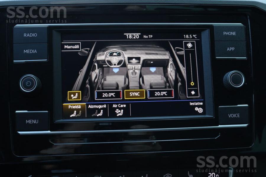 Pelēks Volkswagen Passat B8 2020 Rīga, ar dzinēja tilpumu 1.50 L un nobraukumu 92 tūkst. km par 15500 €, foto 20 vietnē AUTOMOTO.COM.LV