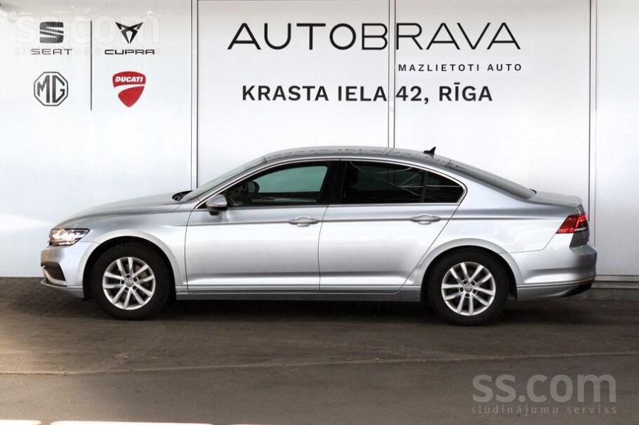 Pelēks Volkswagen Passat B8 2020 Rīga, ar dzinēja tilpumu 1.50 L un nobraukumu 61 tūkst. km par 17990 €, foto 5 vietnē AUTOMOTO.COM.LV