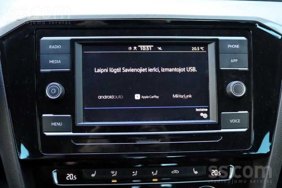 Pelēks Volkswagen Passat B8 2020 Rīga, ar dzinēja tilpumu 1.50 L un nobraukumu 61 tūkst. km par 17990 €, foto 15 vietnē AUTOMOTO.COM.LV