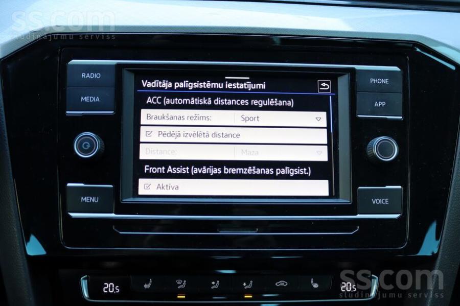 Pelēks Volkswagen Passat B8 2020 Rīga, ar dzinēja tilpumu 1.50 L un nobraukumu 61 tūkst. km par 17990 €, foto 16 vietnē AUTOMOTO.COM.LV