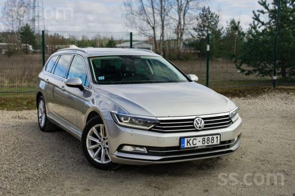 Grey Volkswagen Passat B8 2015 in Riga, with an engine capacity of 2.00 L and mileage of 0 thousand km for 10700 €, photo 3 on AUTOMOTO.COM.LV