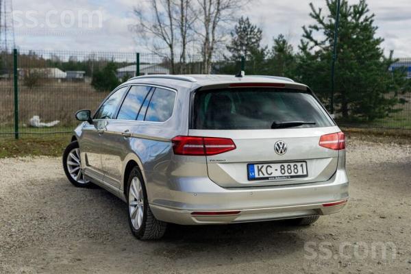 Grey Volkswagen Passat B8 2015 in Riga, with an engine capacity of 2.00 L and mileage of 0 thousand km for 10700 €, photo 4 on AUTOMOTO.COM.LV