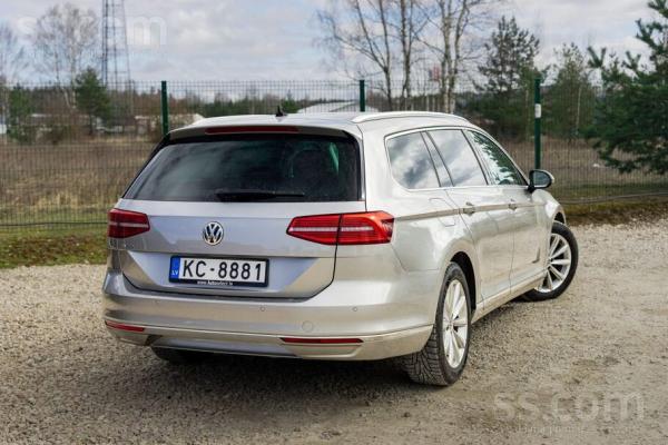 Grey Volkswagen Passat B8 2015 in Riga, with an engine capacity of 2.00 L and mileage of 0 thousand km for 10700 €, photo 6 on AUTOMOTO.COM.LV