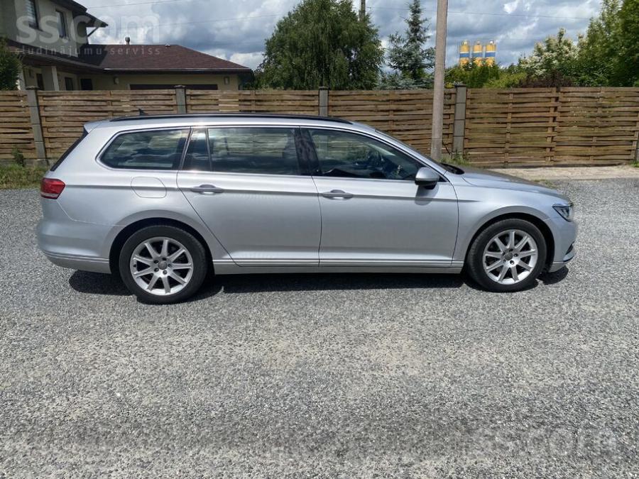 Grey Volkswagen Passat B8 2015 in Saldus, with an engine capacity of 2.00 L and mileage of 305 thousand km for 8599 €, photo 4 on AUTOMOTO.COM.LV