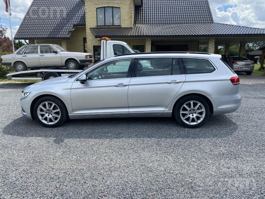 Grey Volkswagen Passat B8 2015 in Saldus, with an engine capacity of 2.00 L and mileage of 305 thousand km for 8599 €, photo 6 on AUTOMOTO.COM.LV