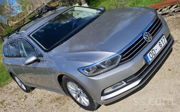 Grey Volkswagen Passat B8 2015 in Riga, with an engine capacity of 2.00 L and mileage of 284 thousand km for 7200 €, photo 2 on AUTOMOTO.COM.LV