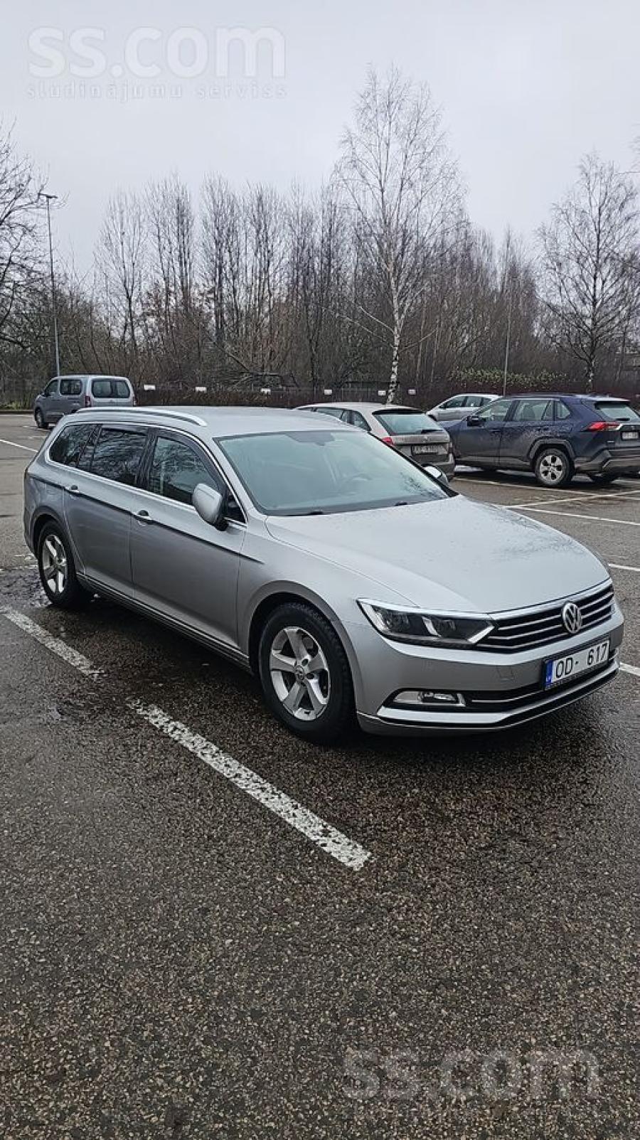 Grey Volkswagen Passat B8 2015 in Riga, with an engine capacity of 2.00 L and mileage of 292 thousand km for 6500 €, photo 3 on AUTOMOTO.COM.LV