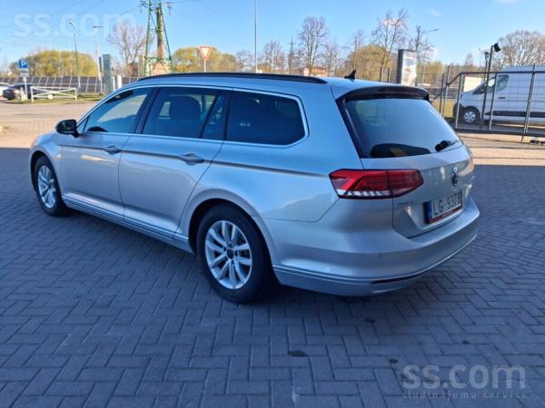 Grey Volkswagen Passat B8 2015 in Liepaja, with an engine capacity of 2.00 L and mileage of 259 thousand km for 8900 €, photo 5 on AUTOMOTO.COM.LV