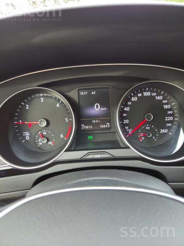 Grey Volkswagen Passat B8 2015 in Riga, with an engine capacity of 1.60 L and mileage of 280 thousand km for 7800 €, photo 7 on AUTOMOTO.COM.LV