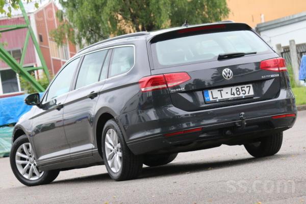 Grey Volkswagen Passat B8 2015 in Riga, with an engine capacity of 2.00 L and mileage of 0 thousand km for 6990 €, photo 4 on AUTOMOTO.COM.LV