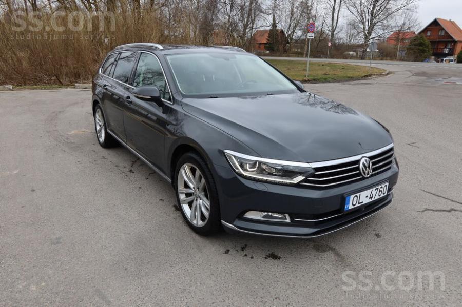 Grey Volkswagen Passat B8 2015 in Riga, with an engine capacity of 2.00 L and mileage of 363 thousand km for 9800 €, photo 4 on AUTOMOTO.COM.LV