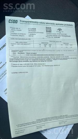Pelēks Volkswagen Passat B8 2015 Rīga, ar dzinēja tilpumu 2.00 L un nobraukumu 353 tūkst. km par 5000 €, foto 8 vietnē AUTOMOTO.COM.LV