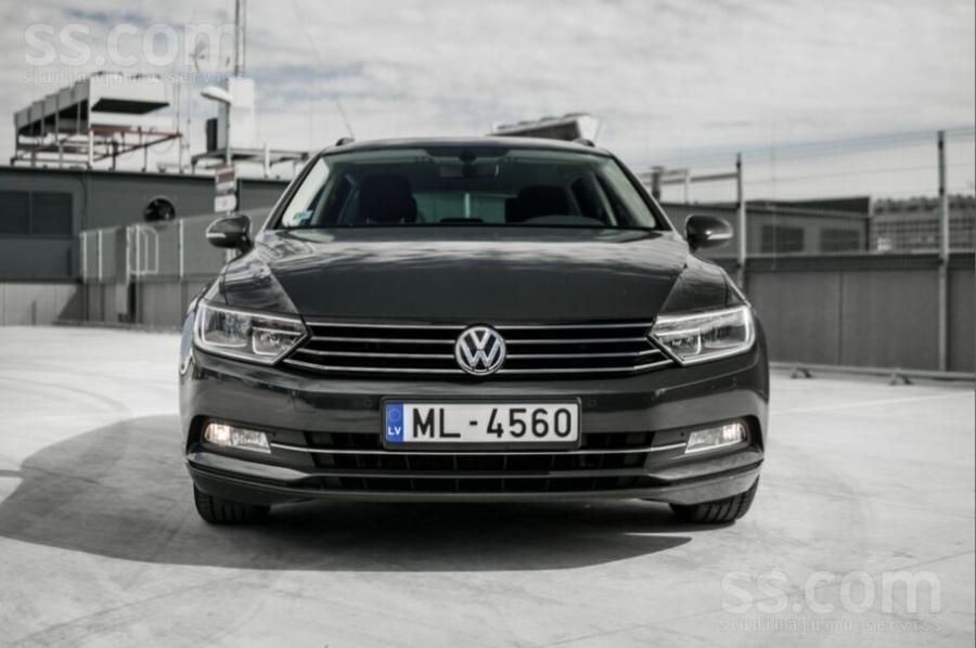 Grey Volkswagen Passat B8 2015 in Riga, with an engine capacity of 2.00 L and mileage of 0 thousand km for 7900 €, photo 3 on AUTOMOTO.COM.LV