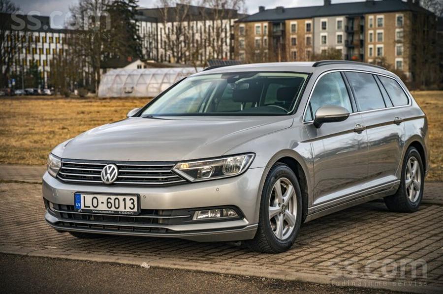 Pelēks Volkswagen Passat B8 2015 Rīga, ar dzinēja tilpumu 2.00 L un nobraukumu 296 tūkst. km par 7590 €, foto 1 vietnē AUTOMOTO.COM.LV