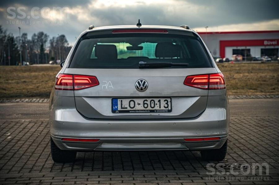 Pelēks Volkswagen Passat B8 2015 Rīga, ar dzinēja tilpumu 2.00 L un nobraukumu 296 tūkst. km par 7590 €, foto 6 vietnē AUTOMOTO.COM.LV