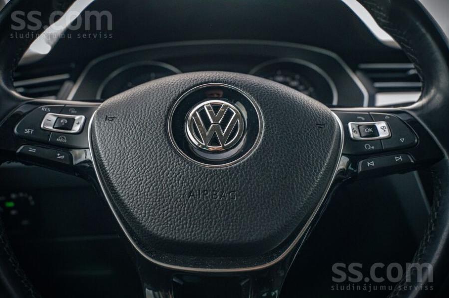 Pelēks Volkswagen Passat B8 2015 Rīga, ar dzinēja tilpumu 2.00 L un nobraukumu 296 tūkst. km par 7590 €, foto 19 vietnē AUTOMOTO.COM.LV