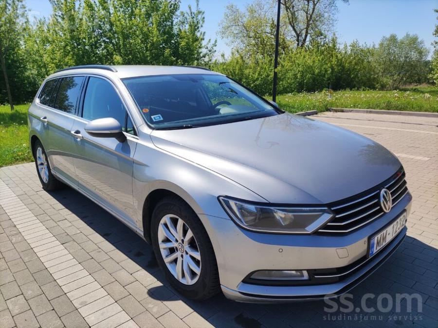 Pelēks Volkswagen Passat B8 2015 Daugavpils, ar dzinēja tilpumu 2.00 L un nobraukumu 393 tūkst. km par 5850 €, foto 1 vietnē AUTOMOTO.COM.LV