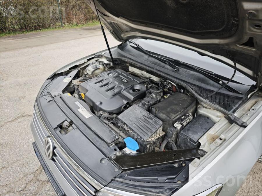Pelēks Volkswagen Passat B8 2015 Cēsis, ar dzinēja tilpumu 2.00 L un nobraukumu 460 tūkst. km par 3800 €, foto 14 vietnē AUTOMOTO.COM.LV