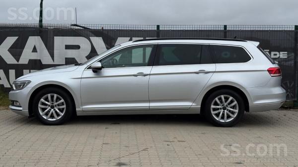 Grey Volkswagen Passat B8 2015 in Liepaja, with an engine capacity of 2.00 L and mileage of 259 thousand km for 8850 €, photo 7 on AUTOMOTO.COM.LV