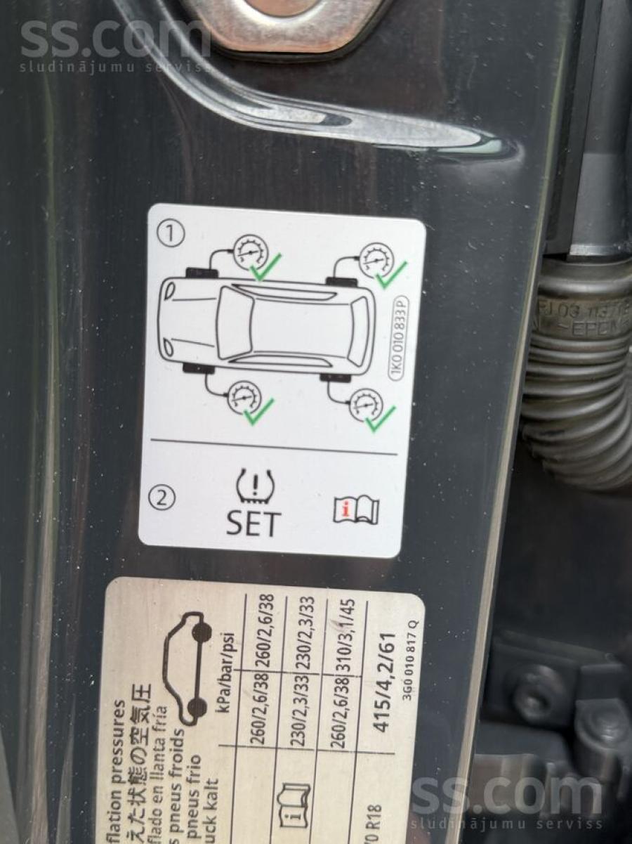 Grey Volkswagen Passat B8 2015 in Cesis, with an engine capacity of 2.00 L and mileage of 0 thousand km for 7950 €, photo 17 on AUTOMOTO.COM.LV