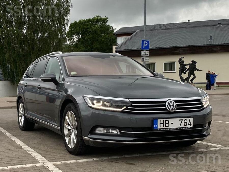 Pelēks Volkswagen Passat B8 2015 Valmiera, ar dzinēja tilpumu 1.60 L un nobraukumu 299 tūkst. km par 9500 €, foto 3 vietnē AUTOMOTO.COM.LV