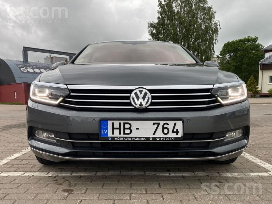 Pelēks Volkswagen Passat B8 2015 Valmiera, ar dzinēja tilpumu 1.60 L un nobraukumu 299 tūkst. km par 9500 €, foto 6 vietnē AUTOMOTO.COM.LV