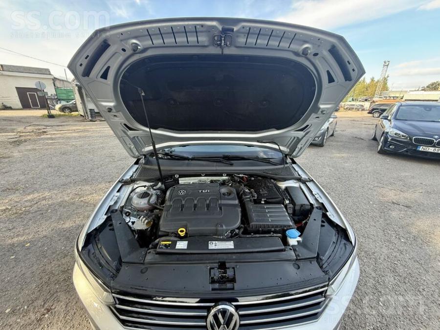Grey Volkswagen Passat B8 2015 in Riga, with an engine capacity of 2.00 L and mileage of 0 thousand km for 7990 €, photo 14 on AUTOMOTO.COM.LV