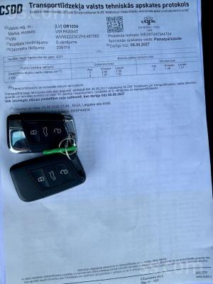 Grey Volkswagen Passat B8 2015 in Riga, with an engine capacity of 2.00 L and mileage of 0 thousand km for 7990 €, photo 17 on AUTOMOTO.COM.LV