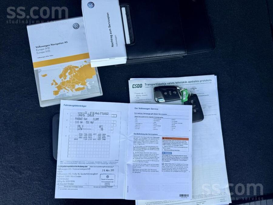 Grey Volkswagen Passat B8 2015 in Riga, with an engine capacity of 2.00 L and mileage of 0 thousand km for 7990 €, photo 18 on AUTOMOTO.COM.LV