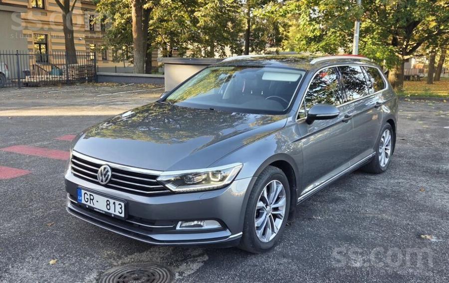 Pelēks Volkswagen Passat B8 2015 Rīga, ar dzinēja tilpumu 1.40 L un nobraukumu 227 tūkst. km par 9750 €, foto 1 vietnē AUTOMOTO.COM.LV