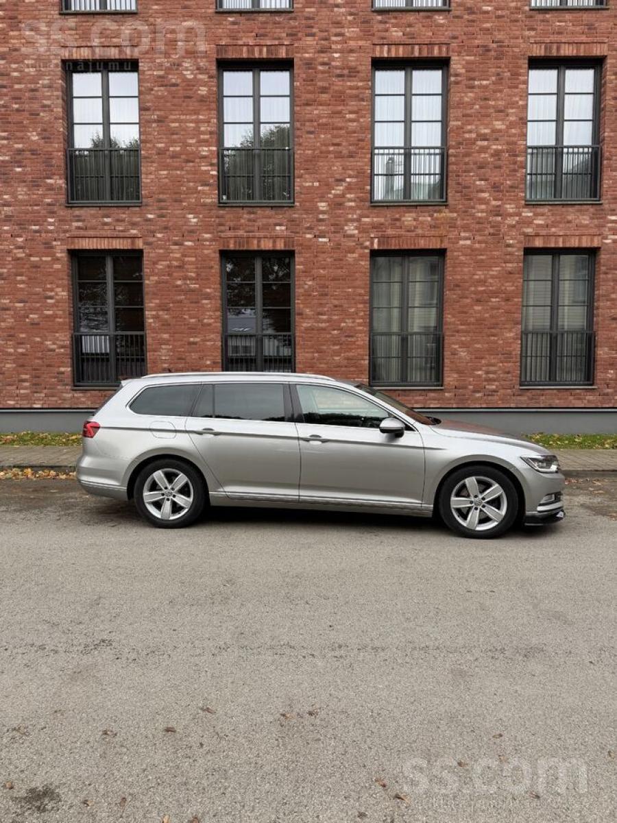 Pelēks Volkswagen Passat B8 2015 Rīga, ar dzinēja tilpumu 2.00 L un nobraukumu 266 tūkst. km par 9200 €, foto 5 vietnē AUTOMOTO.COM.LV