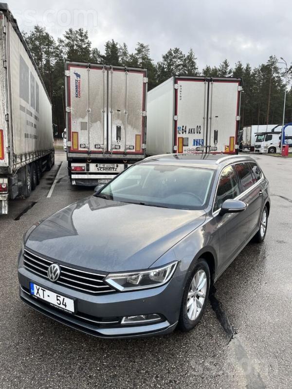 Pelēks Volkswagen Passat B8 2016 Daugavpils, ar dzinēja tilpumu 2.00 L un nobraukumu 277 tūkst. km par 10350 €, foto 1 vietnē AUTOMOTO.COM.LV