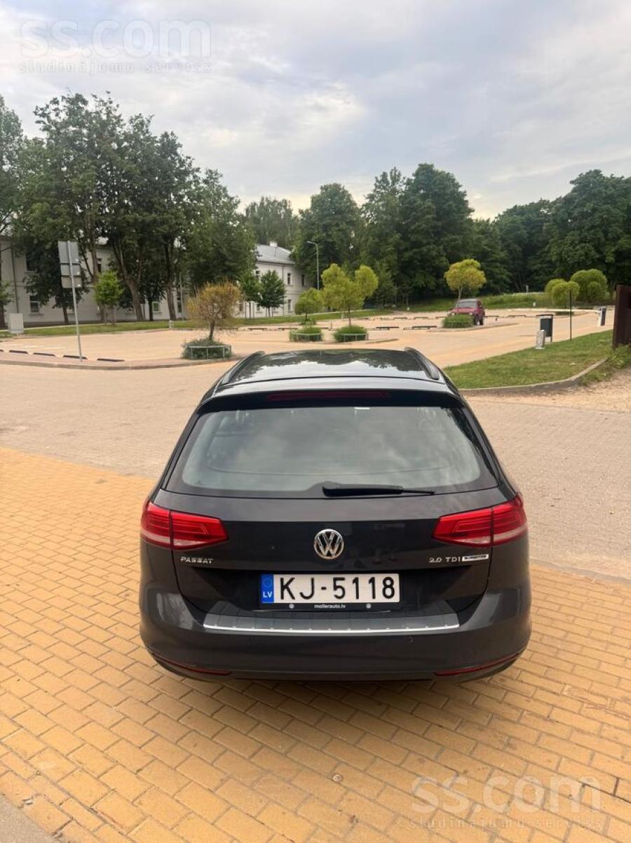 Pelēks Volkswagen Passat B8 2016 Rīga, ar dzinēja tilpumu 2.00 L un nobraukumu 323 tūkst. km par 8000 €, foto 5 vietnē AUTOMOTO.COM.LV