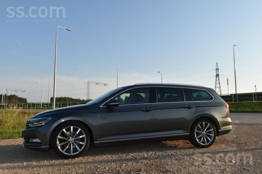 Grey Volkswagen Passat B8 2016 in Riga, with an engine capacity of 2.00 L and mileage of 255 thousand km for 13000 €, photo 1 on AUTOMOTO.COM.LV
