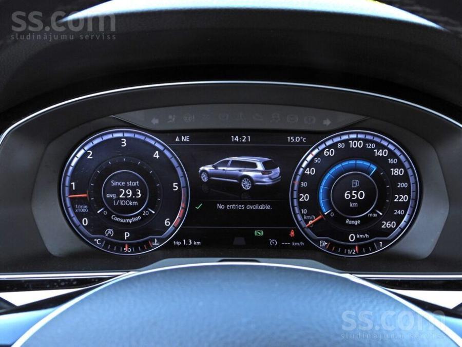 Pelēks Volkswagen Passat B8 2016 Rīga, ar dzinēja tilpumu 1.60 L un nobraukumu 323 tūkst. km par 10700 €, foto 13 vietnē AUTOMOTO.COM.LV