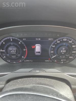 Grey Volkswagen Passat B8 2016 in Riga, with an engine capacity of 2.00 L and mileage of 161 thousand km for 9500 €, photo 9 on AUTOMOTO.COM.LV