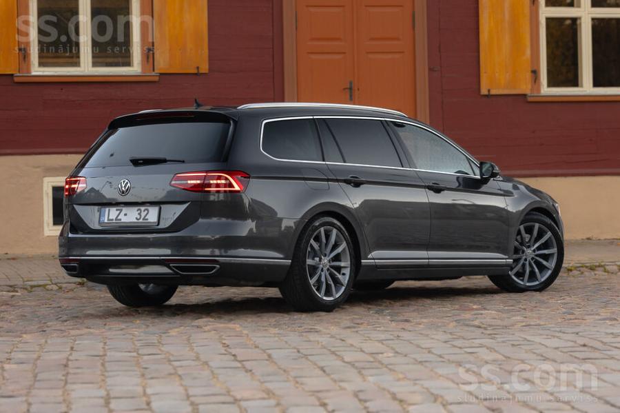 Pelēks Volkswagen Passat B8 2016 Jelgava, ar dzinēja tilpumu 2.00 L un nobraukumu 266 tūkst. km par 10900 €, foto 5 vietnē AUTOMOTO.COM.LV